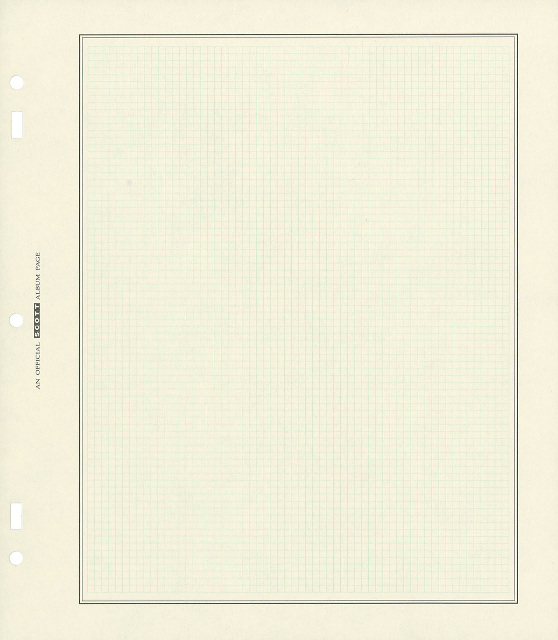 GS111 - Scott Quadrille-Ruled Pages with National Border, Package of 20 ...