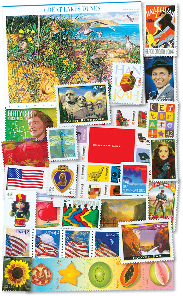 YS2008A - 2008 Complete Year Set, 137 stamps - Mystic Stamp Company