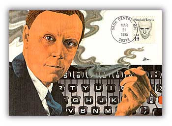 M85-13 - 1985 14c Sinclair Lewis - Mystic Stamp Company