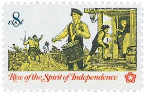 1479 - 1973 8c Colonial Communications: Drummer - Mystic Stamp Company