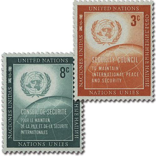 UN55-56 - 1957 Security Council - Mystic Stamp Company