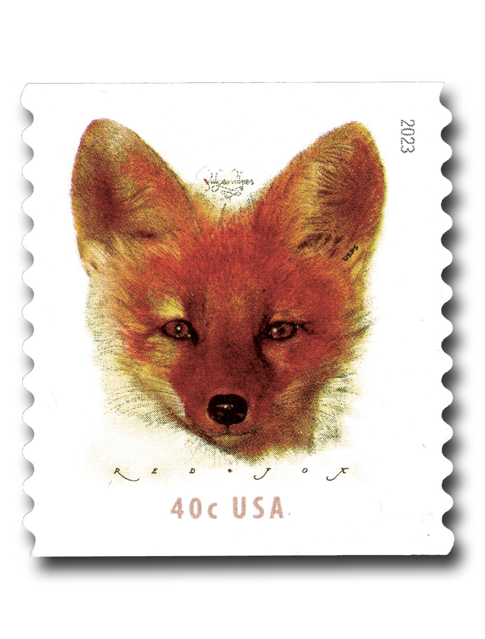 5742 - 2023 40c Red Fox (Sheet Stamp) - Mystic Stamp Company