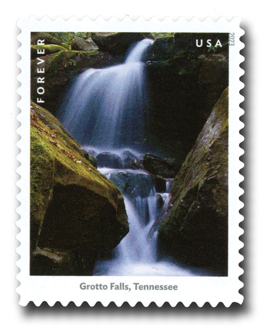 5800 - 2023 First-Class Forever Stamps - Waterfalls - Mystic Stamp Company