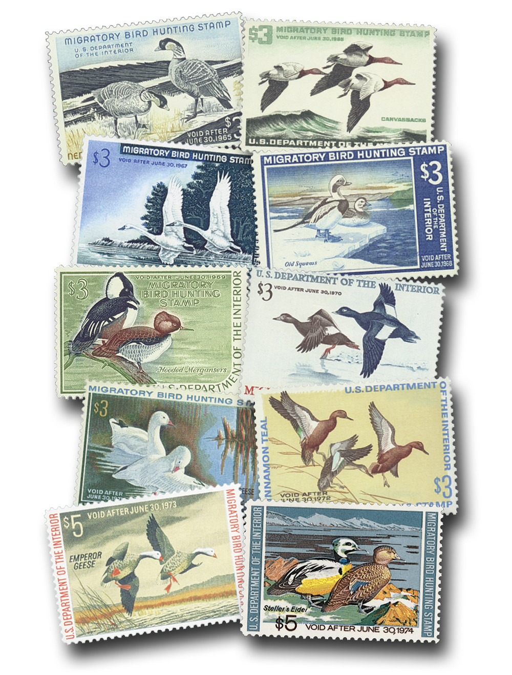 RW31 - 1964 $3.00 Federal Duck Stamp - Hawaiian Nene Geese - Mystic ...