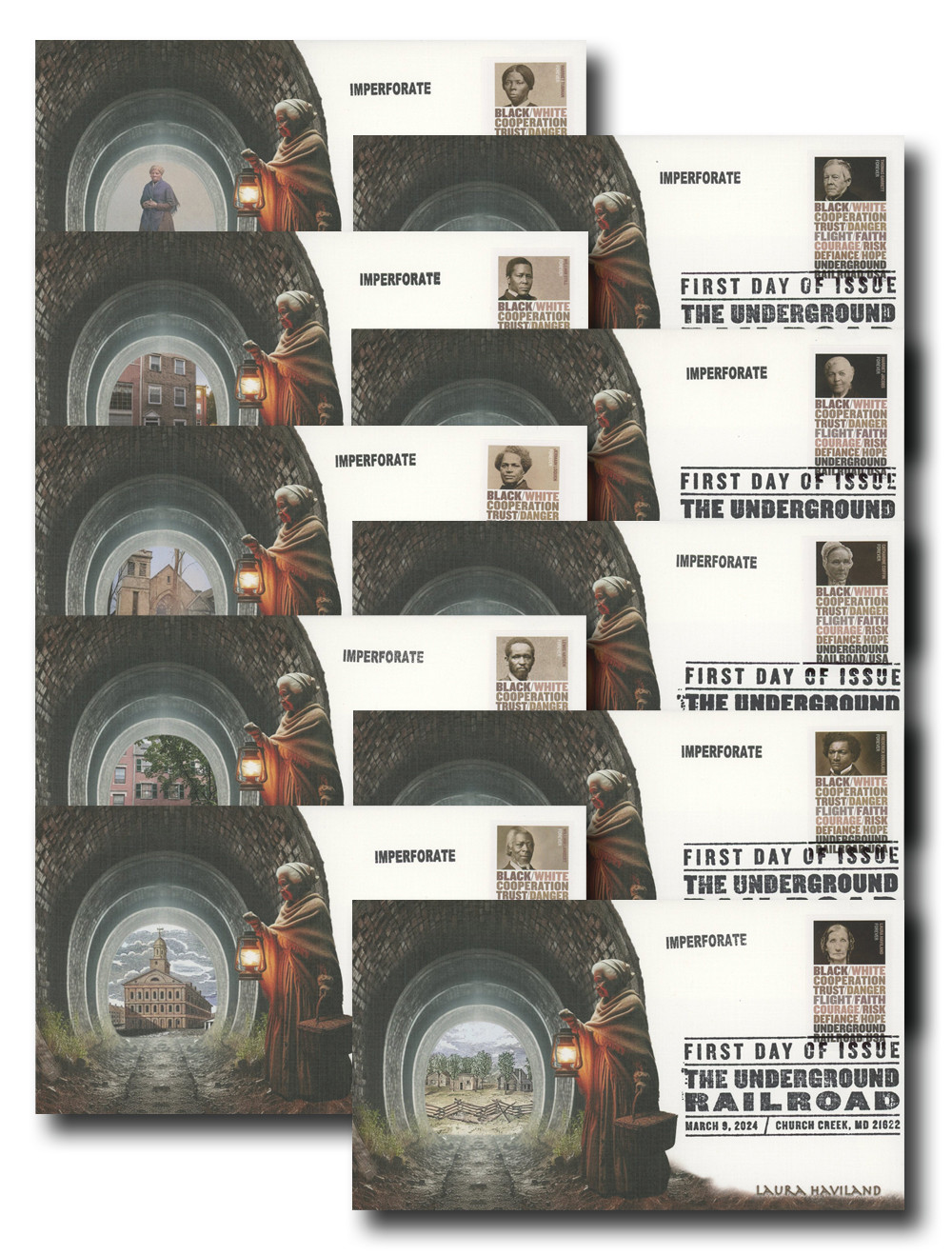 5834-43 offer - 2024 First-Class Forever Stamps - Underground Railroad ...