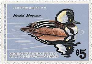 RW61 - 1994 $15.00 Federal Duck Stamp - Red-breasted Merganser - Mystic ...