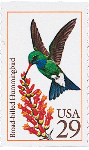2643 - 1992 29c Hummingbirds: Broad-billed - Mystic Stamp Company