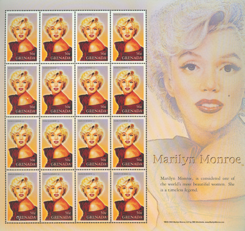 MFN051 - Marilyn Monroe Stamps - Mystic Stamp Company