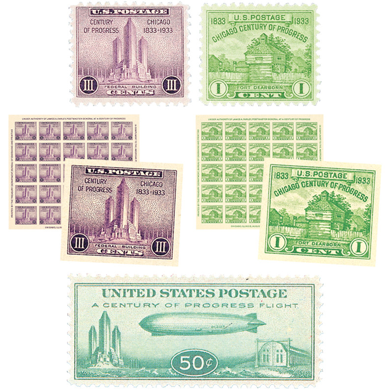 C18 - 1933 50c Century of Progress Issue - Mystic Stamp Company