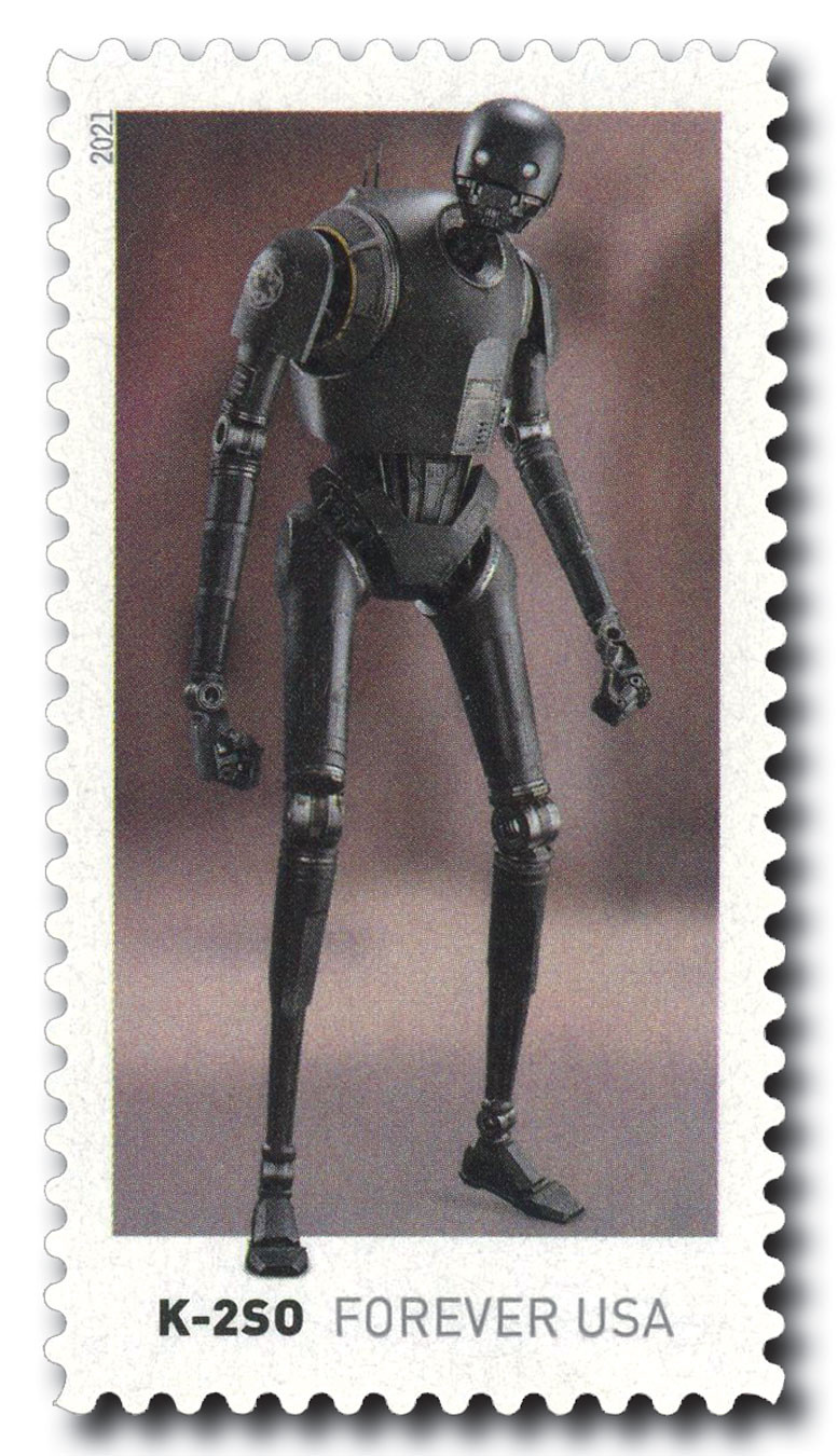 5582 - 2021 First-Class Forever Stamp - Star Wars Droids: Chopper ...