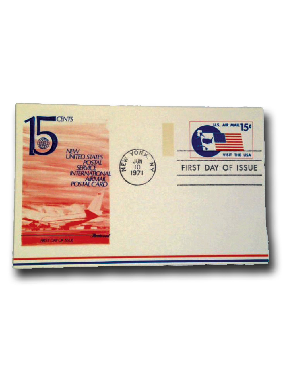 C81 - 1971 21c "USA" - Mystic Stamp Company