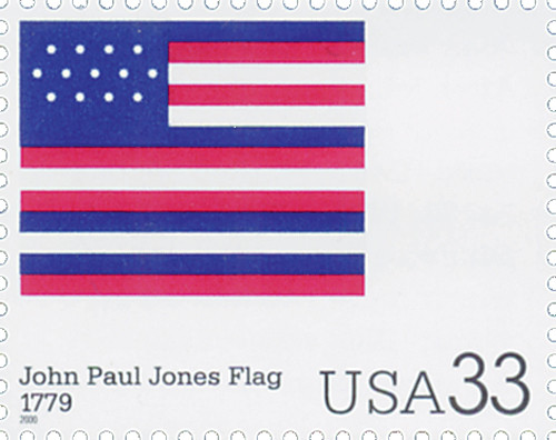 3403g - 2000 33c The Stars and Stripes: John Paul Jones Flag - Mystic ...