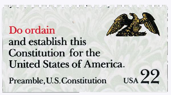 2359 - 1987 22c Drafting the Constitution: Do Ordain - Mystic Stamp Company
