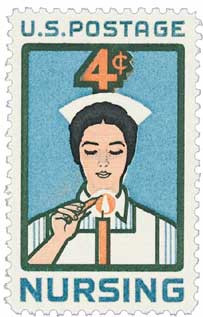 1190 - 1961 4c Nursing - Mystic Stamp Company