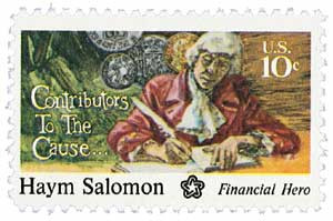 1561 - 1975 10c Contributors to the Cause: Haym Salomon - Mystic Stamp ...