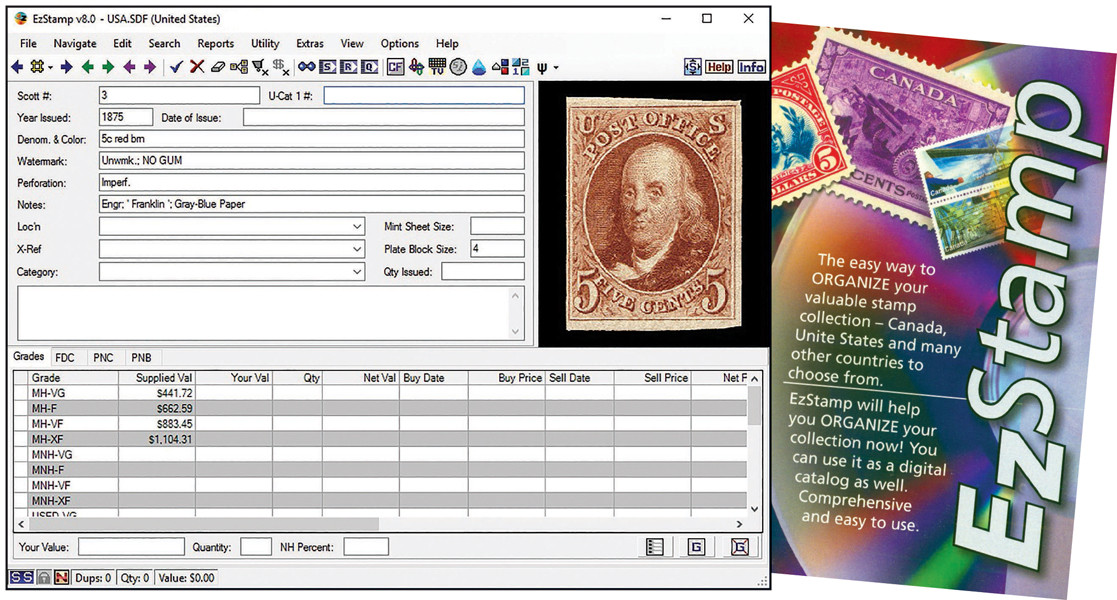 EZSTP1 - EZ Stamp Software - Mystic Stamp Company