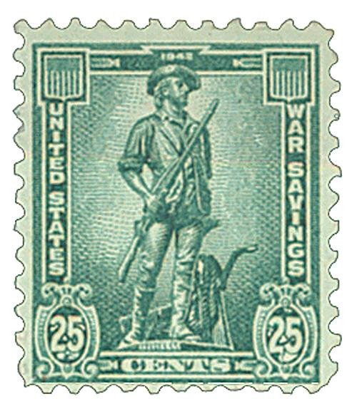 WS7 - 1942 10c War Savings stamp, rose red, unwatermarked - Mystic ...