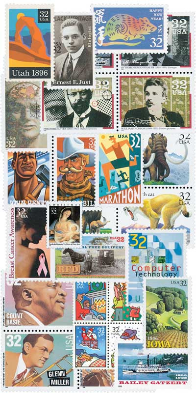 YS1990-99 - 1990s Commemorative Decade Set - Mystic Stamp Company