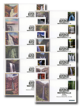 5800 - 2023 First-Class Forever Stamps - Waterfalls - Mystic Stamp Company