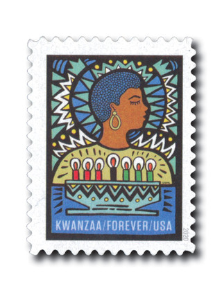 5531 - 2020 First-Class Forever Stamp - Kwanzaa - Mystic Stamp Company