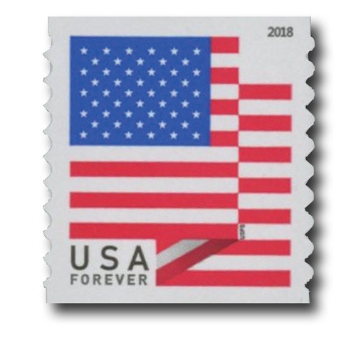 5342(CF1) - 2019 First-Class Forever US Flag - COUNTERFEIT STAMP ...