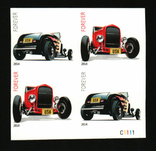 4908 - 2014 First-Class Forever Stamp - Hot Rods: Rear of 1932 Ford ...