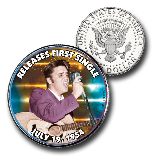 CNS1105 - Elvis Presley " Releases First Single" US Half Dollar ...