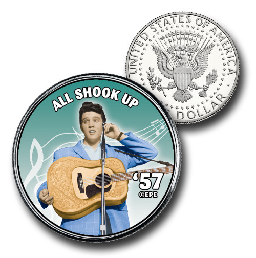 CNS2004 - Elvis Presley "Dollar All Shook Up" US Half Dollar ...