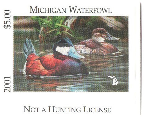 SDMI26 - 2001 Michigan State Duck Stamp - Mystic Stamp Company