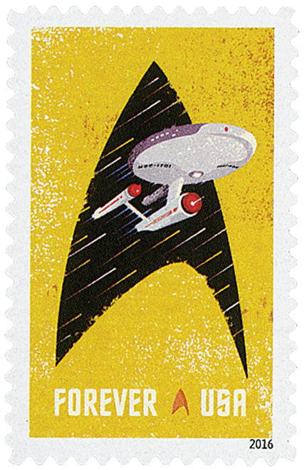 5132 - 2016 First-Class Forever Stamp - Star Trek: Insignia and ...