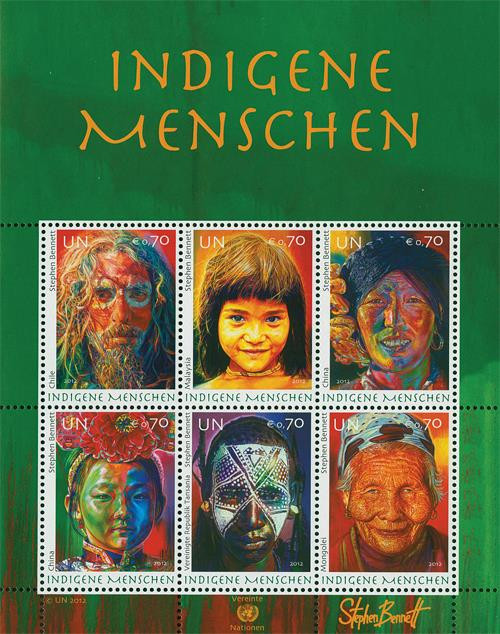 UNV520 - indigenous people - Mystic Stamp Company