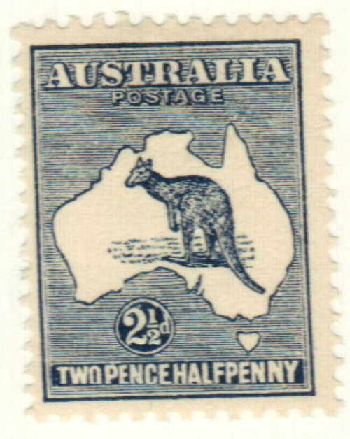 4 - 1913 Australia - Mystic Stamp Company