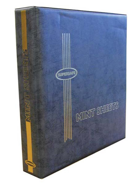 DS905 - Scott Mint Sheet Album, Blue with 24 Clear 9 13/16 x 11 5/16 ...