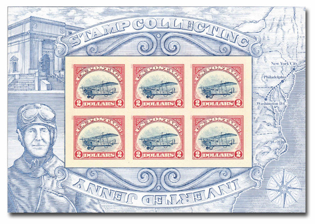 4806 - 2013 $2.00 Inverted Jenny, sheet of 6 - Mystic Stamp Company