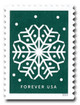 5949 - 2024 First-Class Forever Stamp - Winter Whimsy: Snowflake with ...