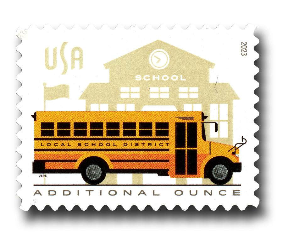 5740 - 2023 Forever Additional Ounce School Bus (Sheet Stamp) - Mystic ...