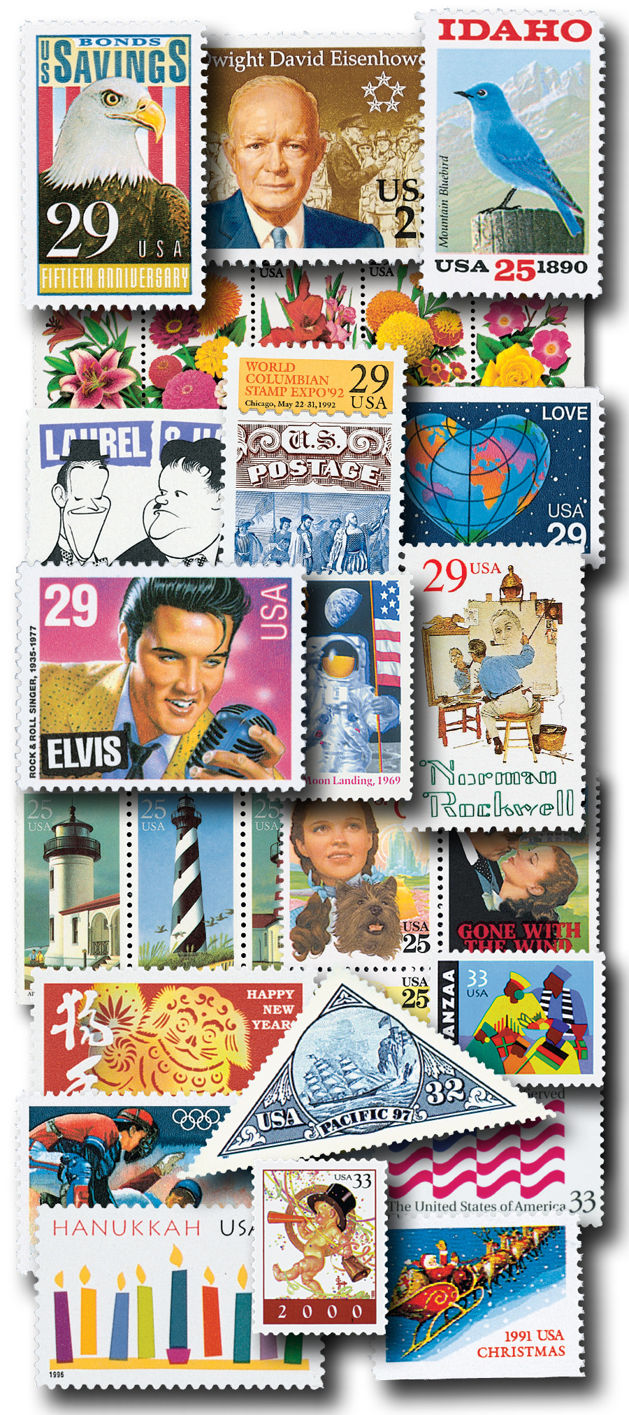 YS1990-99 - 1990s Commemorative Decade Set - Mystic Stamp Company