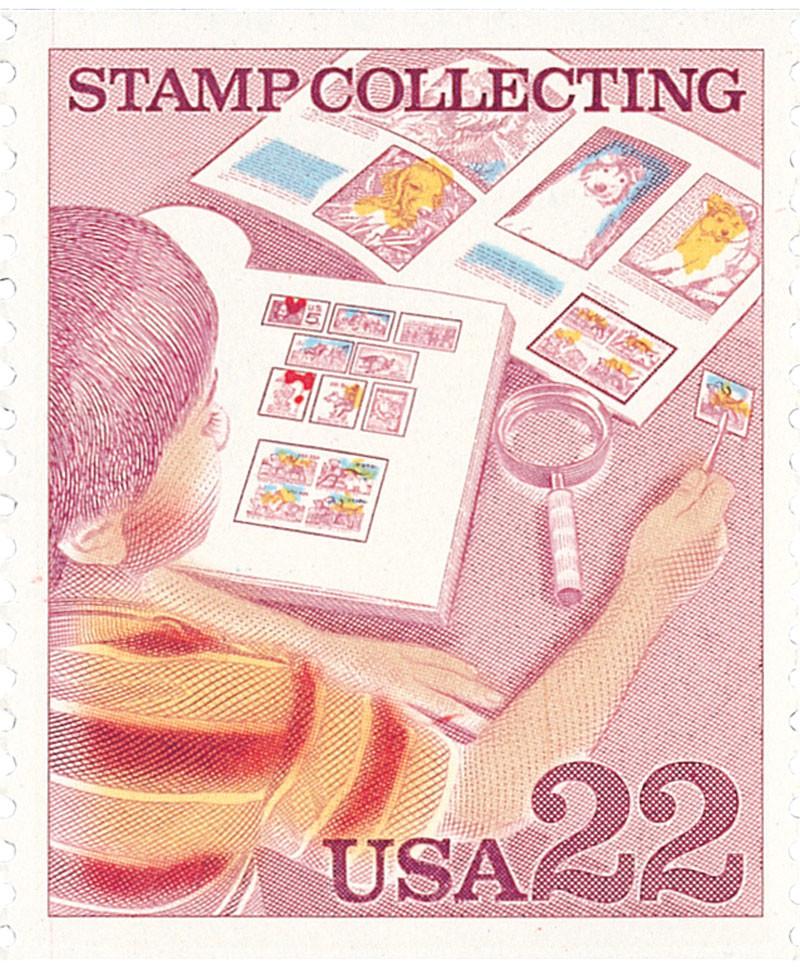 2198-2201 - 1986 22c Stamp Collecting - Mystic Stamp Company