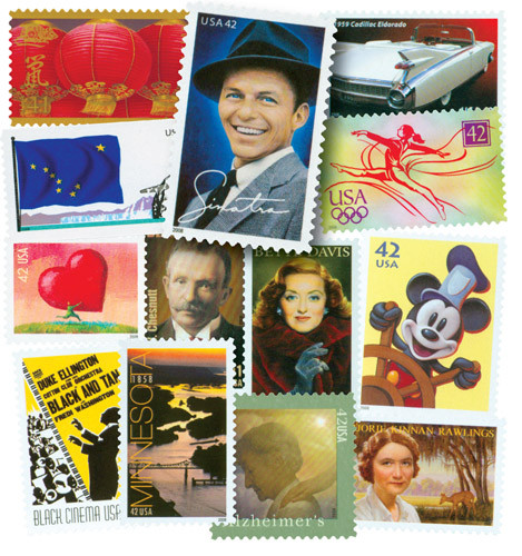 YS2000-09 - 2000s Commemoratives, 490 stamps - Mystic Stamp Company