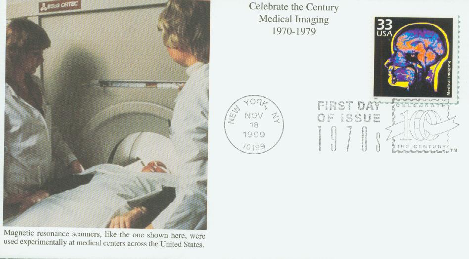 3189o - 1999 33c Celebrate the Century - 1970s: Medical Imaging ...