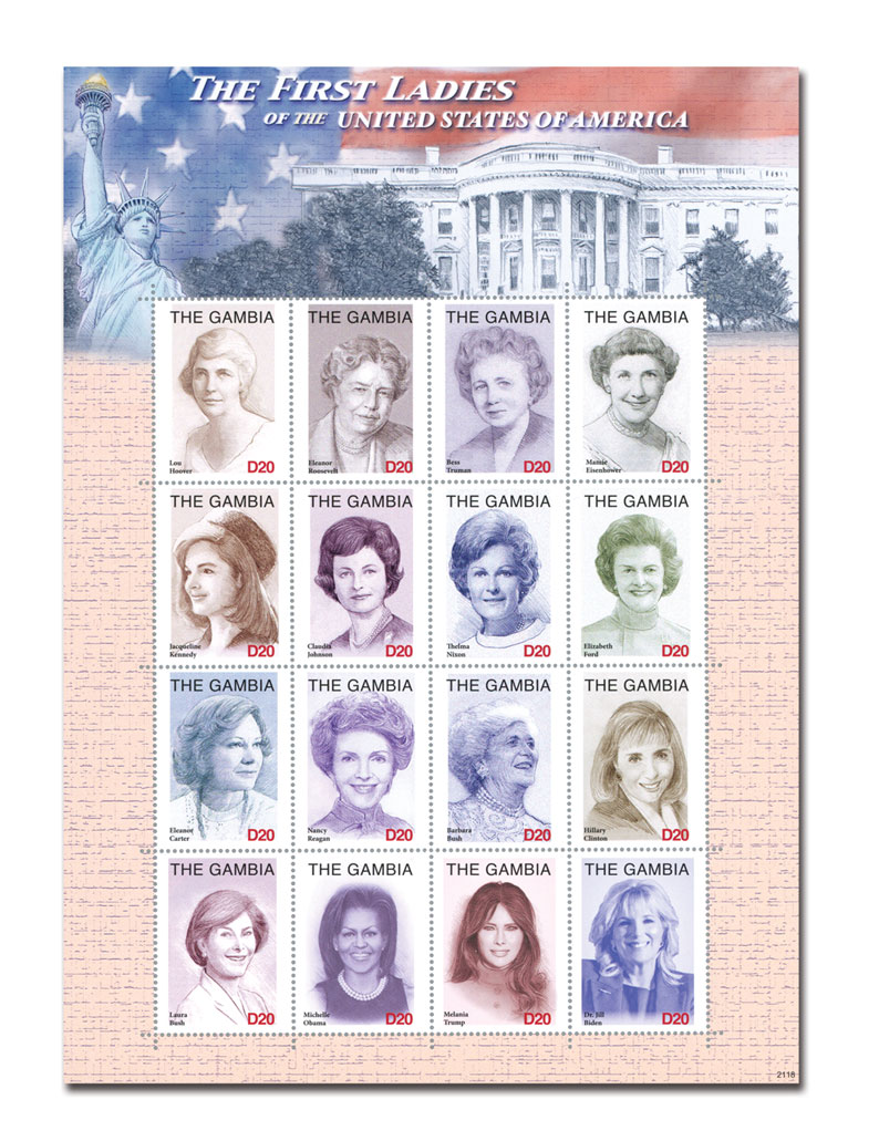 MFN191 - 2021 D20 The First Ladies of the United States of America, Lou ...