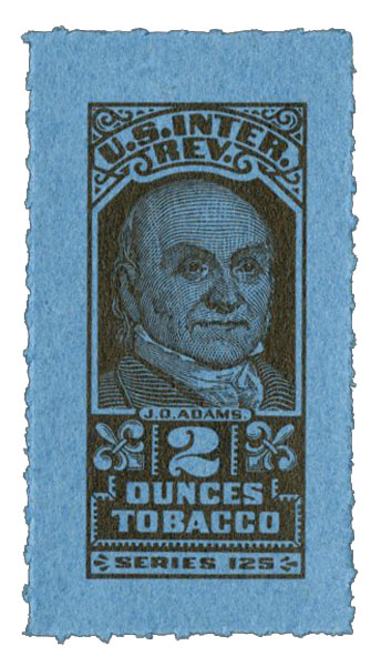 TF1112a - 1955, 2oz Tobacco Stamps - Series 125 - Mystic Stamp Company