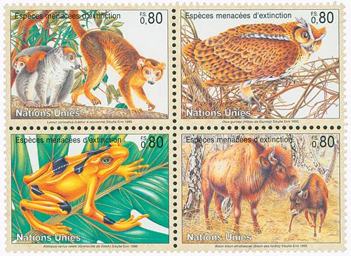 UNG264-67 - 1995 Endangered Species - Mystic Stamp Company
