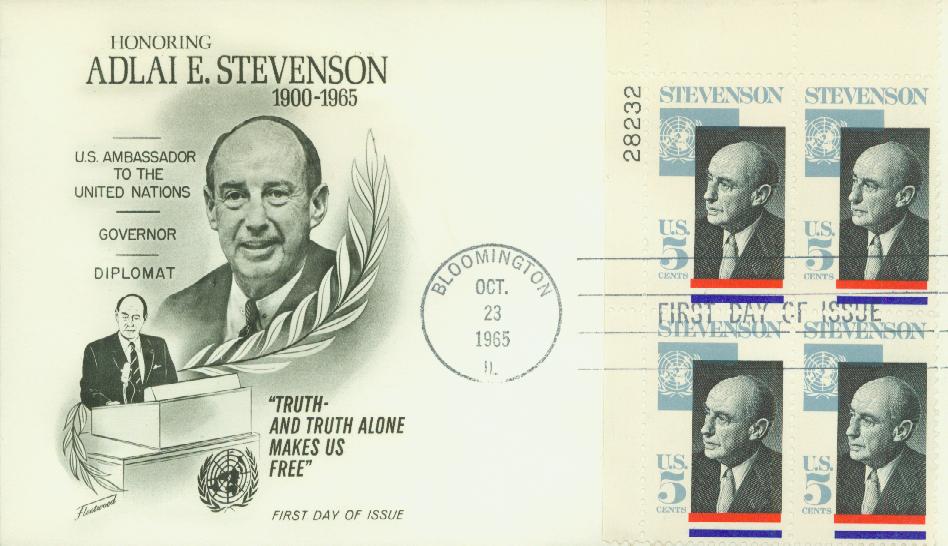 1275 - 1965 5c Adlai Stevenson - Mystic Stamp Company