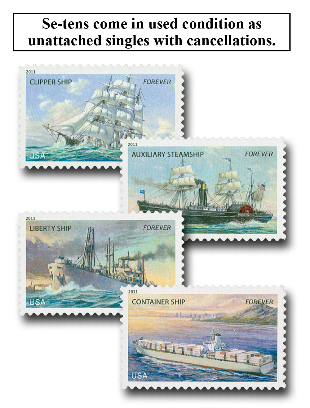 4548-51 - 2011 First-Class Forever Stamp - U.S. Merchant Marine ...