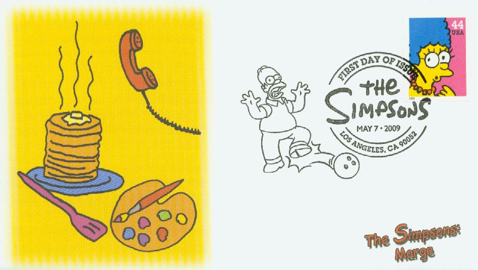 4400 - 2009 44c The Simpsons: Marge - Mystic Stamp Company