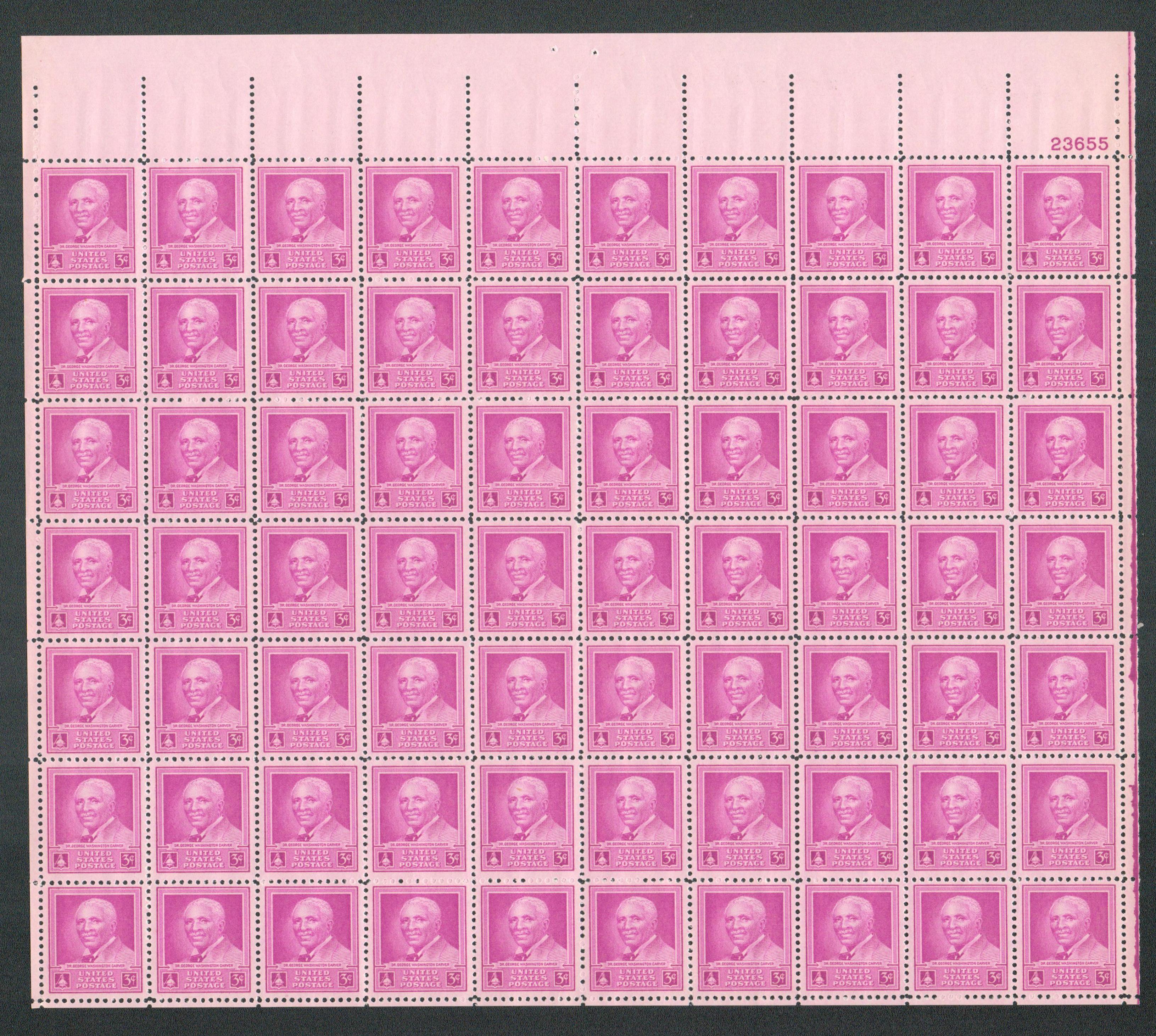 953 - 1948 3c George Washington Carver - Mystic Stamp Company