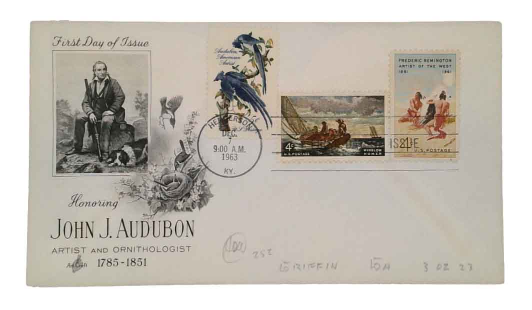 1241 - 1963 5c John James Audubon - Mystic Stamp Company