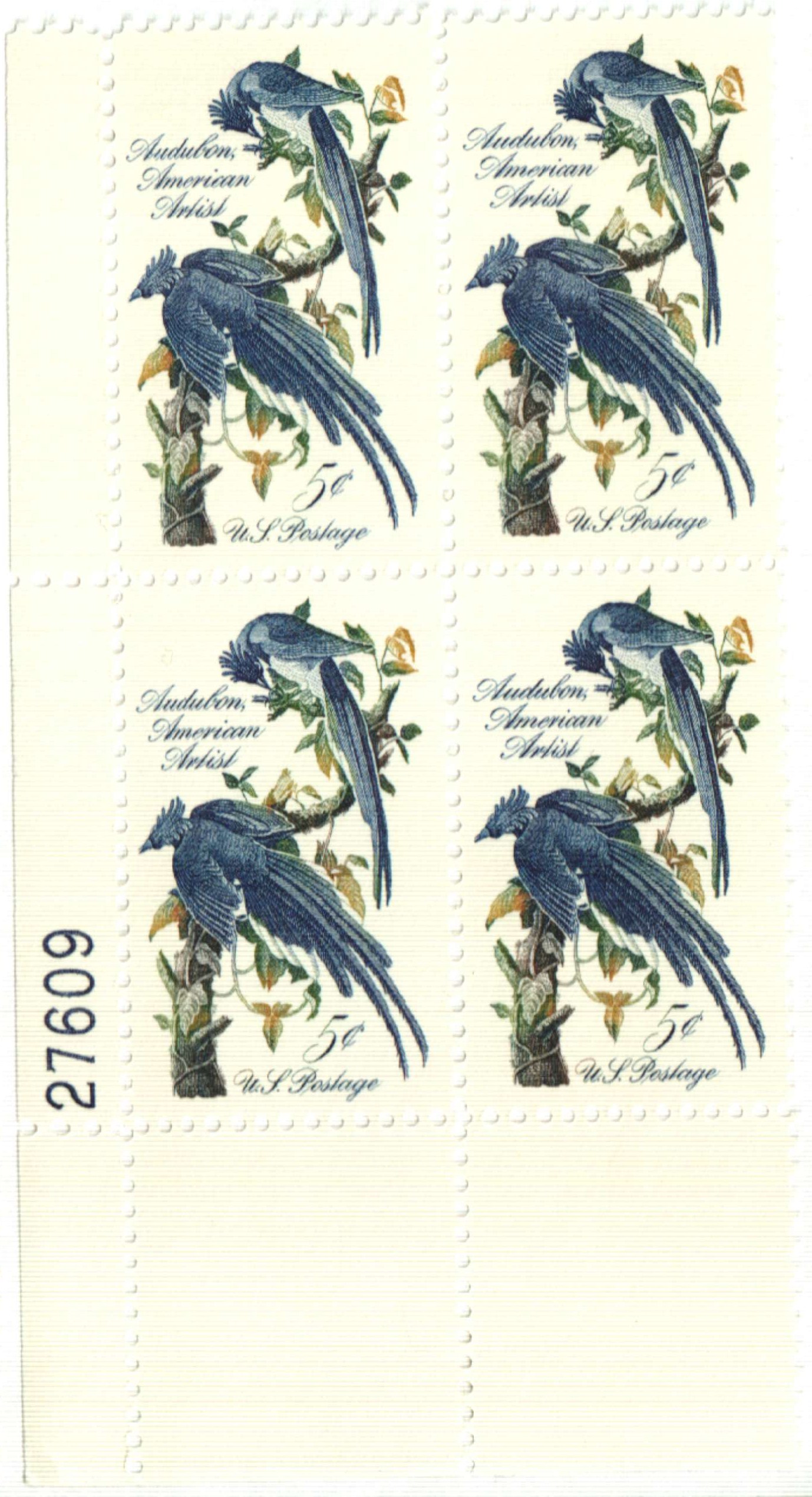 1241 - 1963 5c John James Audubon - Mystic Stamp Company