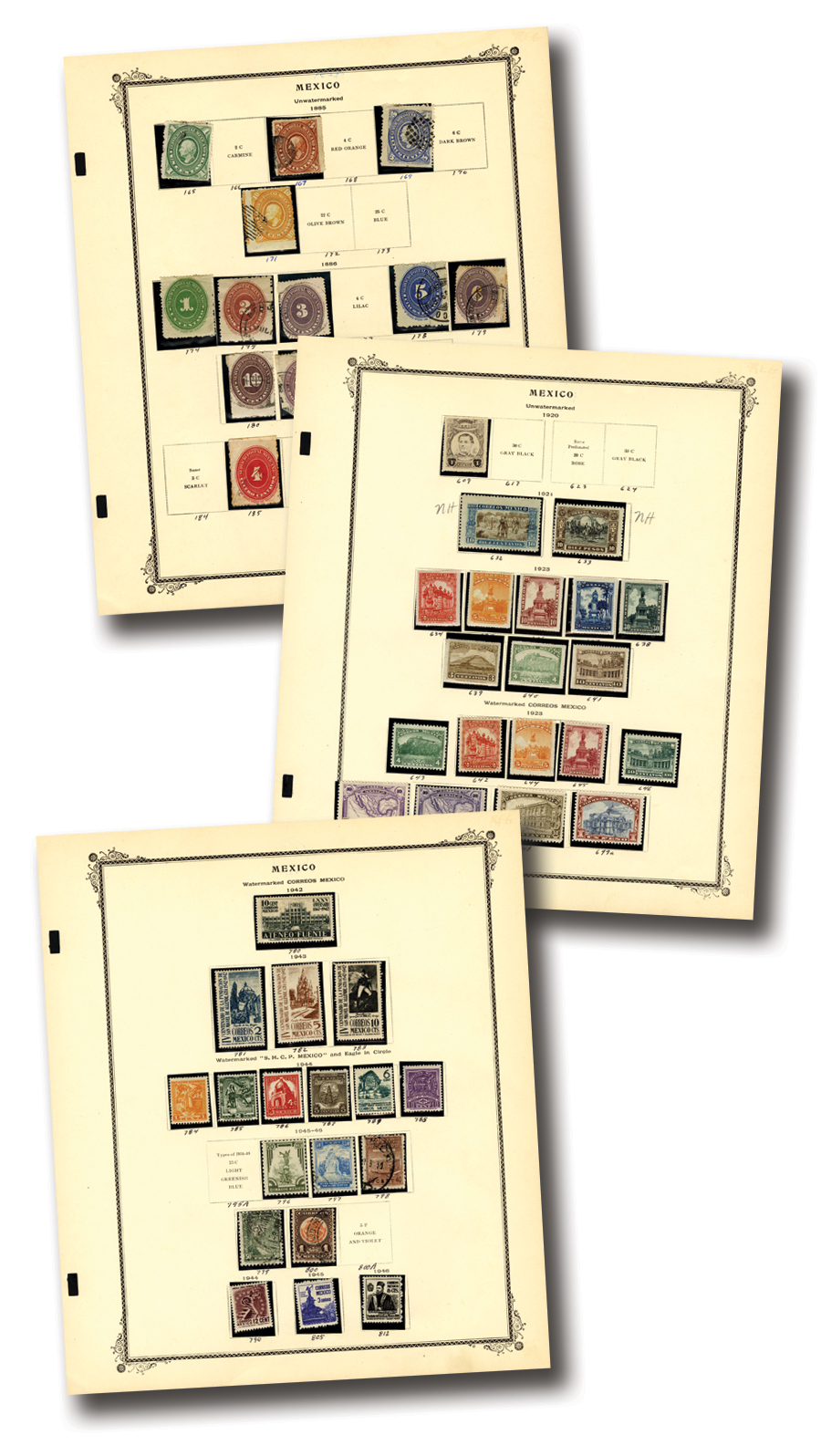 WW627 - 1856-1978 Mexico Collection - Mystic Stamp Company